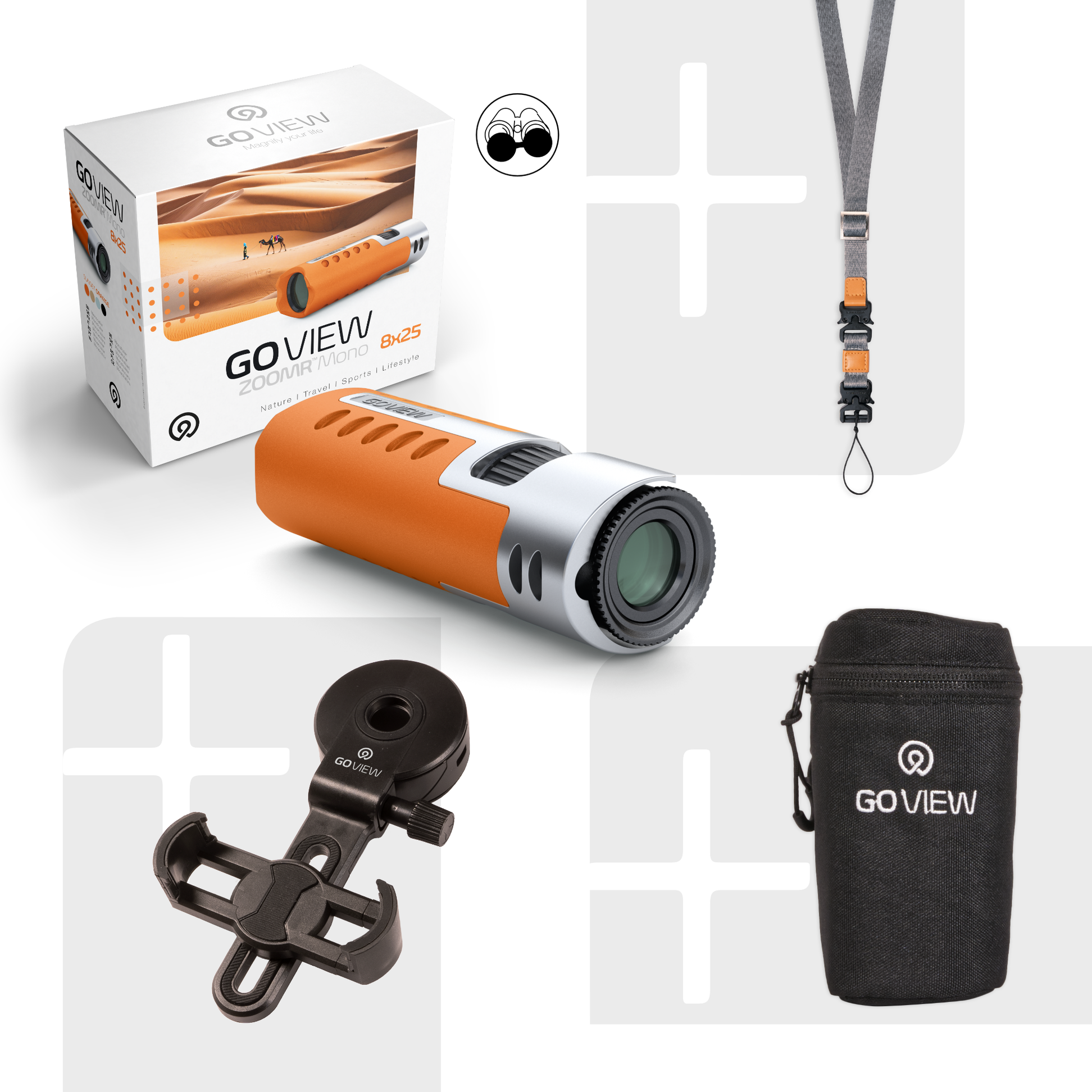 ZOOMR Mono 8x25 – GOVIEW - Magnify your life
